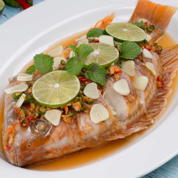 Cook delicious Thai Steamed red snapper - Oktopurs Online